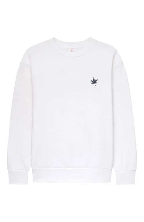 Boast Fleece Crewneck - White