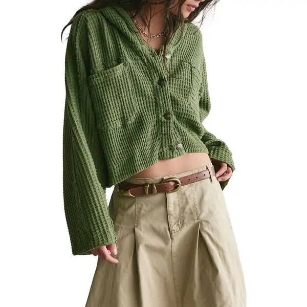 Free People We The Free Lolli Swing Cardigan - Poisonous