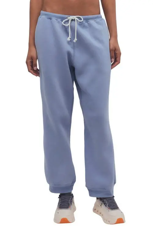 Free People Relaxed Fleece Joggers - Dark Slate