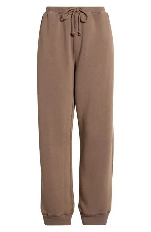 Free People Relaxed Fleece Joggers - Sandstorm