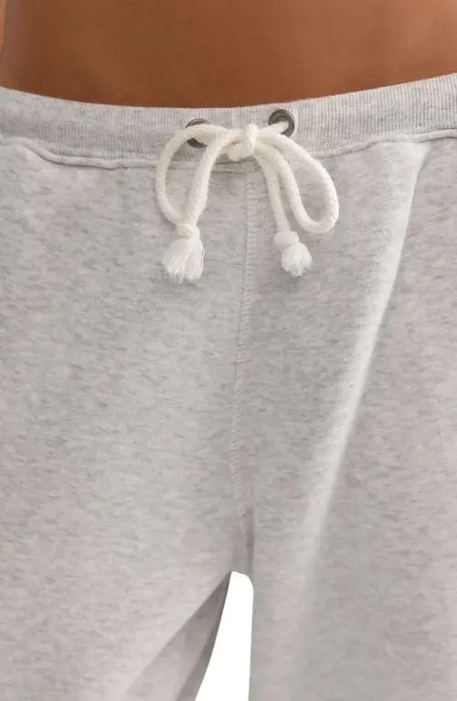 Free People Final Call Joggers - White Heather Grey