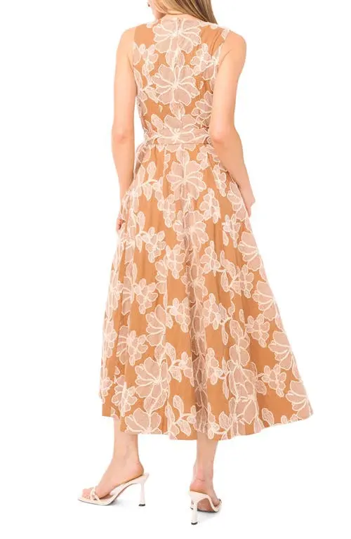 Ted Baker London Elana Floral Embroidered Midi Dress