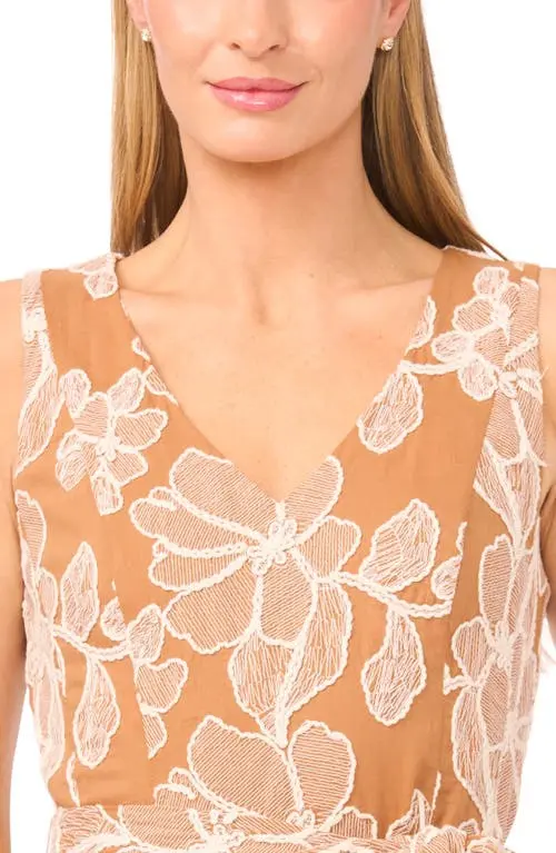 Ted Baker London Elana Floral Embroidered Midi Dress