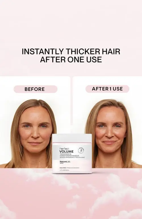 NATURELAB TOKYO Perfect Volume Thickening & Conditioning Hair Masque - No Color