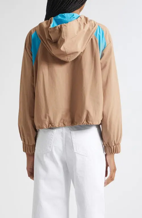 L'Agence Colorblock Hooded Windbreaker