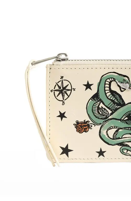 Zadig&Voltaire Zv Card Tattoo Leather Card Case