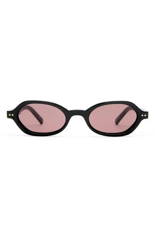 Le Specs Gender Inclusive Foundry 52mm Rectangular Sunglasses - Black