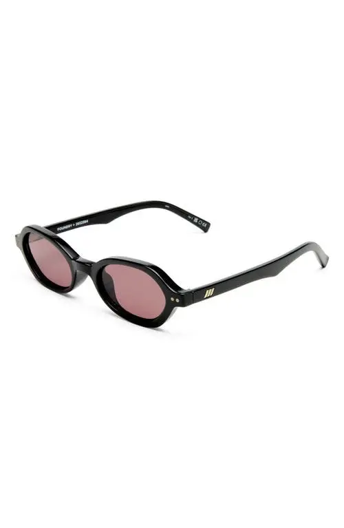 Le Specs Gender Inclusive Foundry 52mm Rectangular Sunglasses - Black