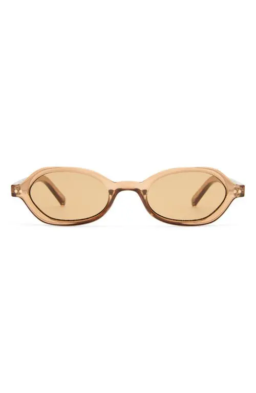 Le Specs Foundry Oval Sunglasses - Whiskey