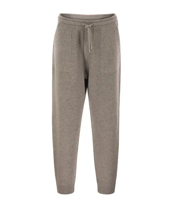 Brunello Cucinelli Elastic Waist Sports Pants
