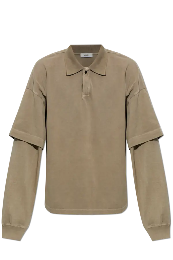 AGOLDE Long Sleeve Polo