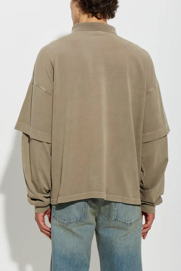 AGOLDE Long Sleeve Polo