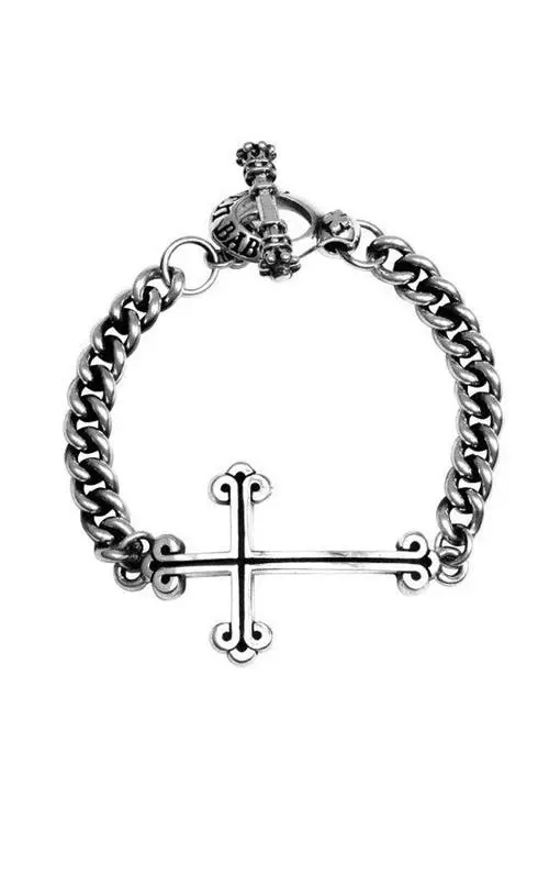 KING BABY STUDIO Chain Bracelet With Cross