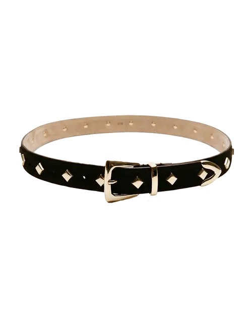 ALYSON EASTMAN Studded Suede Belt