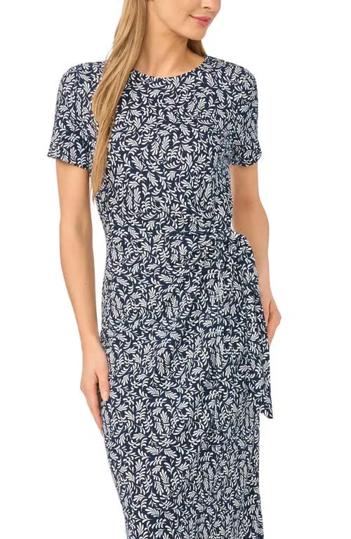 Halogen Side Tie Midi Dress