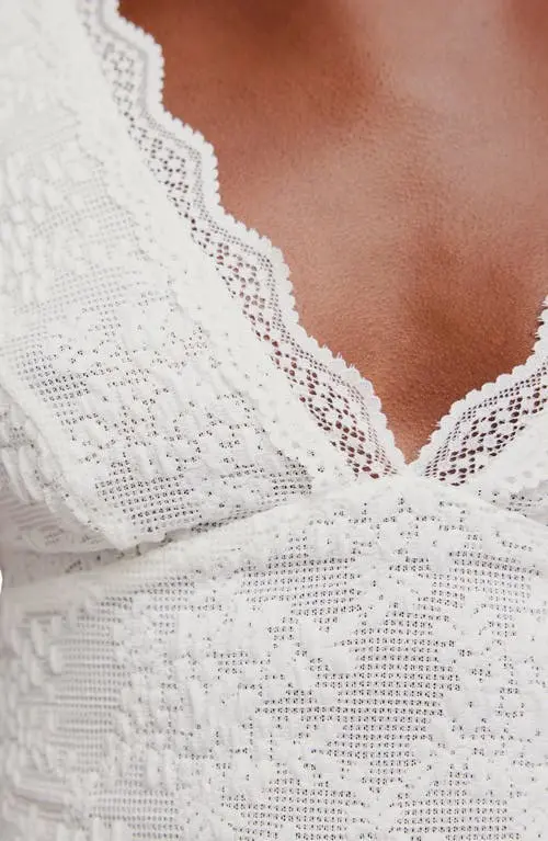 Free People Loved You First Lace Tank - Tea