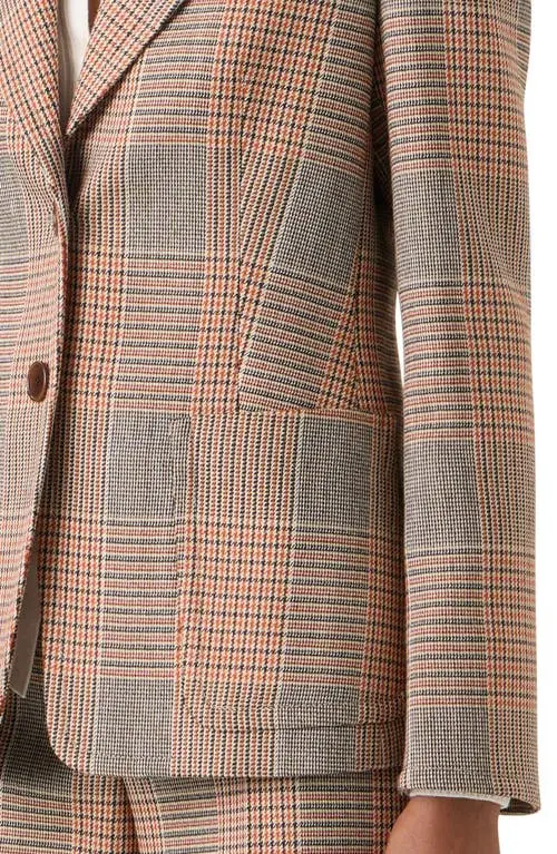 Akris Glen Plaid Stretch Wool Jacket