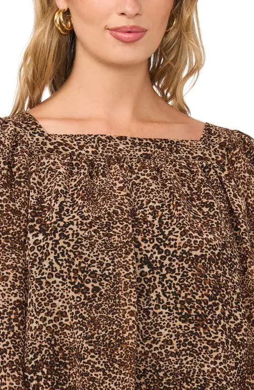 Vince Camuto Square Neck Bubble Top