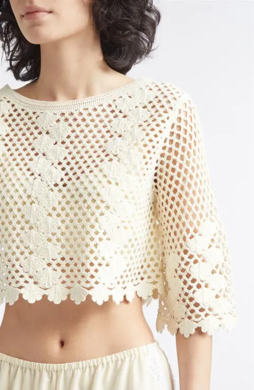 Posse Saskia Cropped Cotton Top