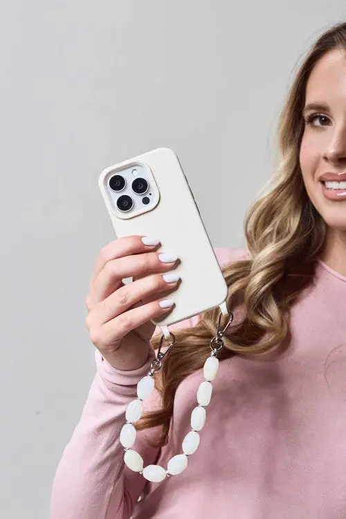 Cordée Cases Aurelia Phone Chain - Ivory