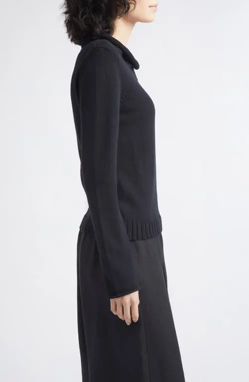 Posse Teo Cowl Neck Cotton Sweater