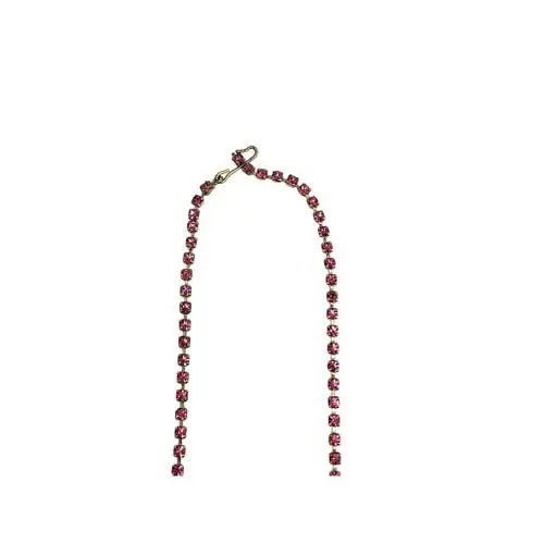 MADISON BEVERLY HILLS Vintage 1950s Pink Givré Rhinestone Choker Necklace