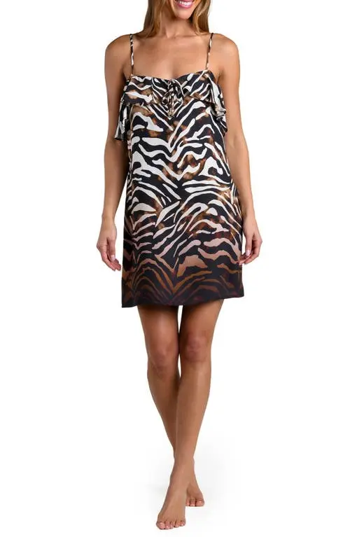 SUNSHINE 79 Nightlife Print Cover-up Minidress - Multi