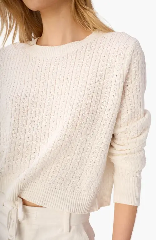 Cami Nyc Lesley Cropped Crewneck Sweater