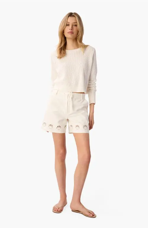Cami Nyc Lesley Cropped Crewneck Sweater