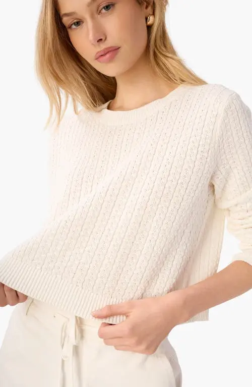 Cami Nyc Lesley Cropped Crewneck Sweater