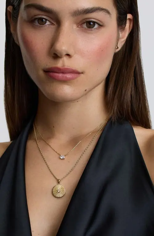 D.LOUISE Heart Talisman Pendant Necklace