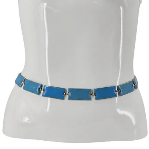MADISON BEVERLY HILLS Vintage Enamel Chain Belt
