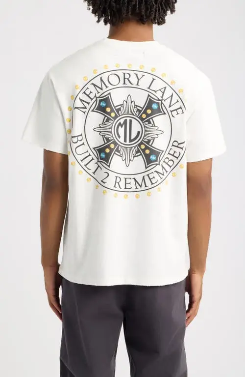 MEMORY LANE Cross Cotton Graphic T-shirt