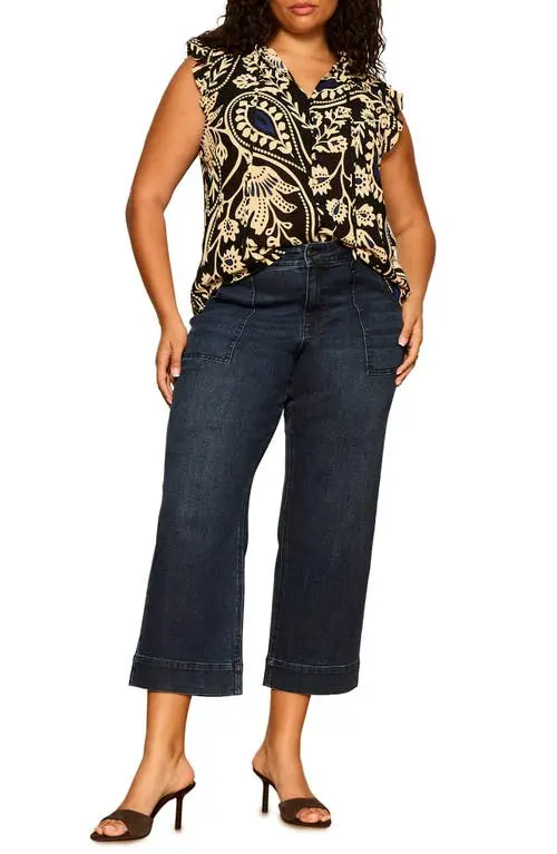 Sanctuary Living It Up Cap Sleeve Top