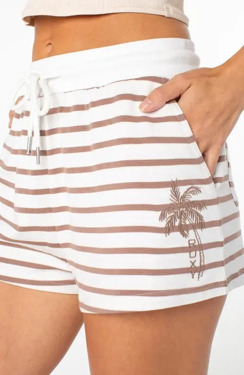 Roxy Surfing Moonlight Striped Shorts - Cocont Mlk