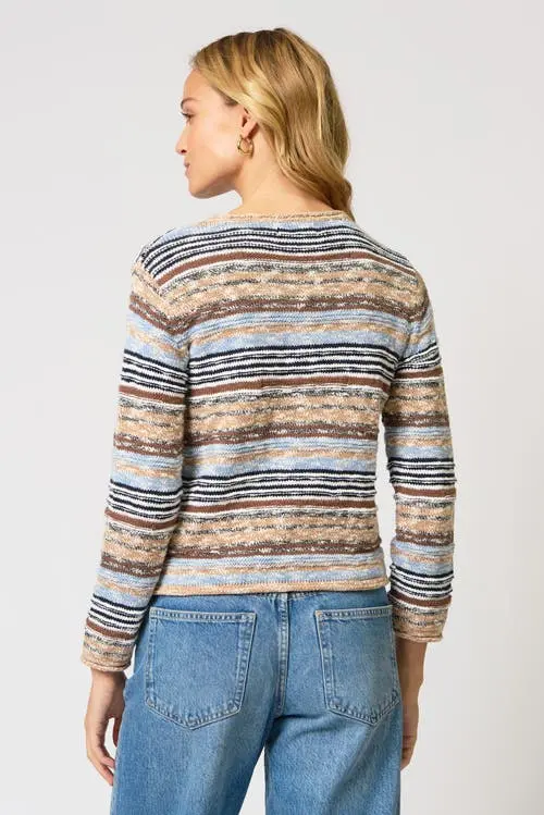 Central Park West Marlon Textured Stitch Cardigan