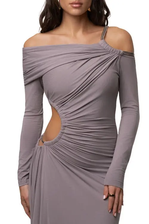 JLUXLABEL Gilded Grace Maxi Dress