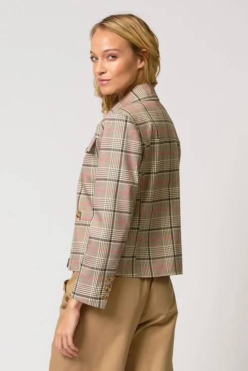 Central Park West Dean Zip Up Pocketed Jacket