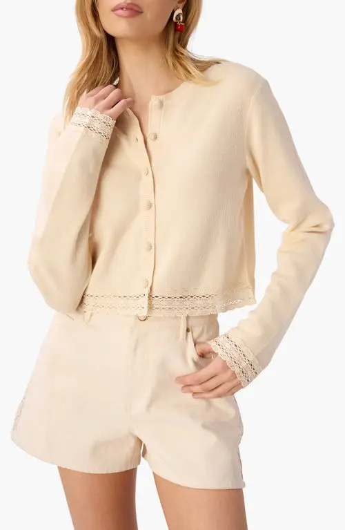 Cami Nyc Nicola Crochet Inset Cardigan
