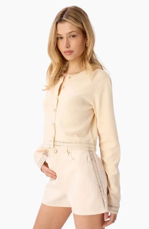 Cami Nyc Nicola Crochet Inset Cardigan