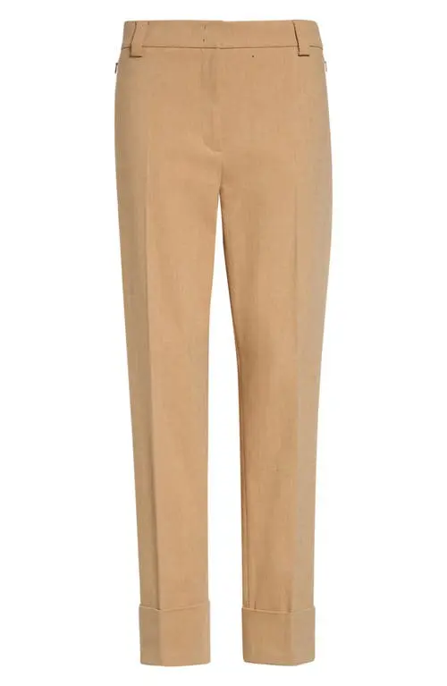 Akris Maxima Cotton Stretch Denim Crop Pants