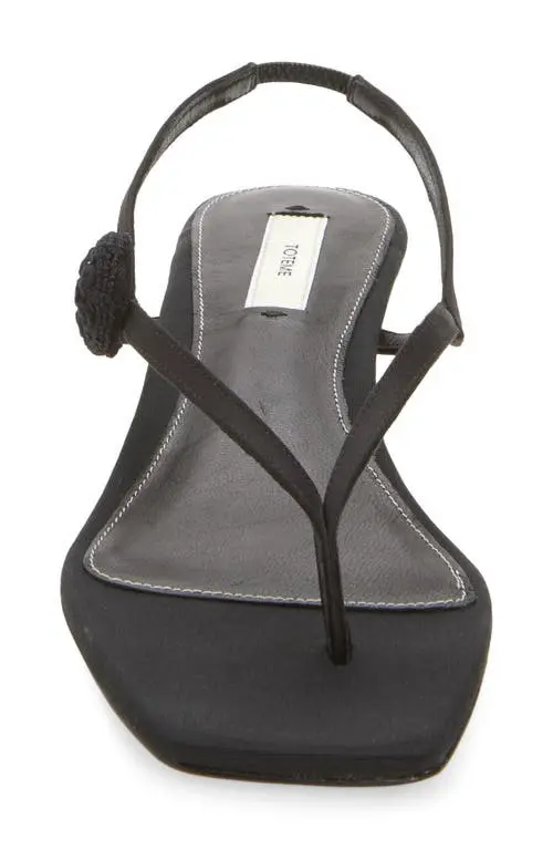 TOTEME Slingback Sandal With Kitten Heel