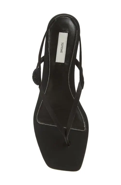 TOTEME Slingback Sandal With Kitten Heel