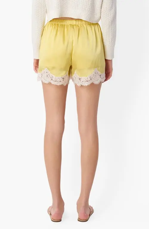 Cami Nyc Anora Silk Shorts - Custard