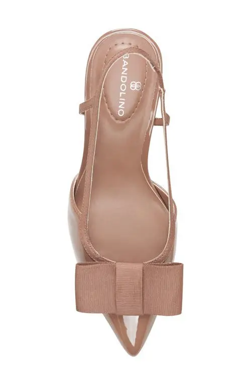 Bandolino Sanessa Slingback Block Heel Pump - Caramel