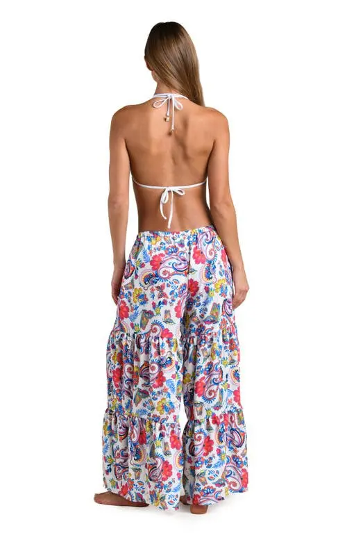 SUNSHINE 79 Butterfly High Tiered Cover-up Pants