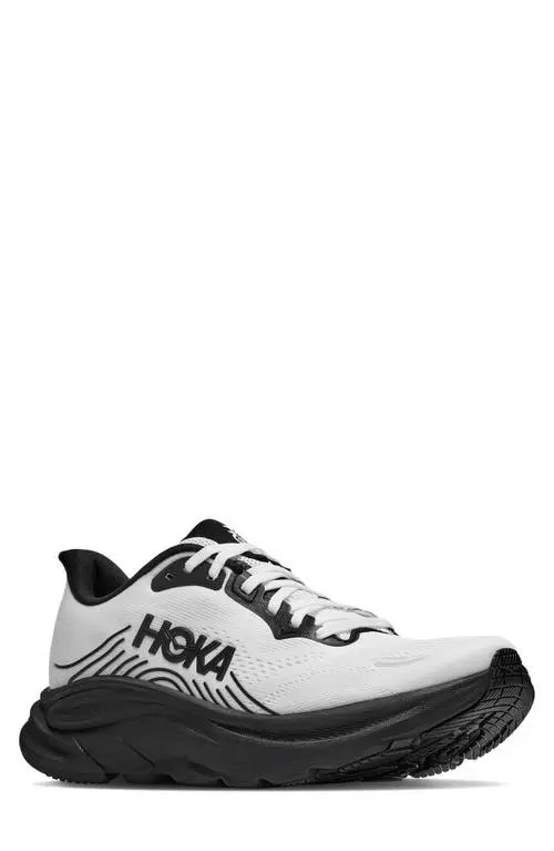 HOKA® Clifton 11 Running Shoe - White/black