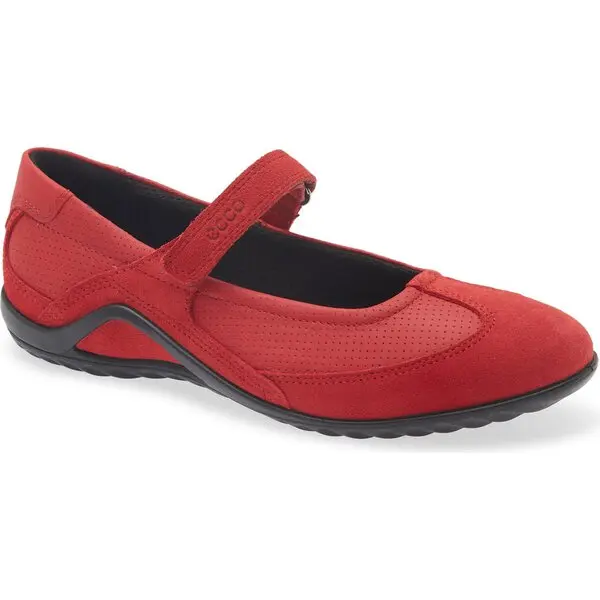 Ecco Vibration Ii Mary Jane Sneaker - 51183chili Red