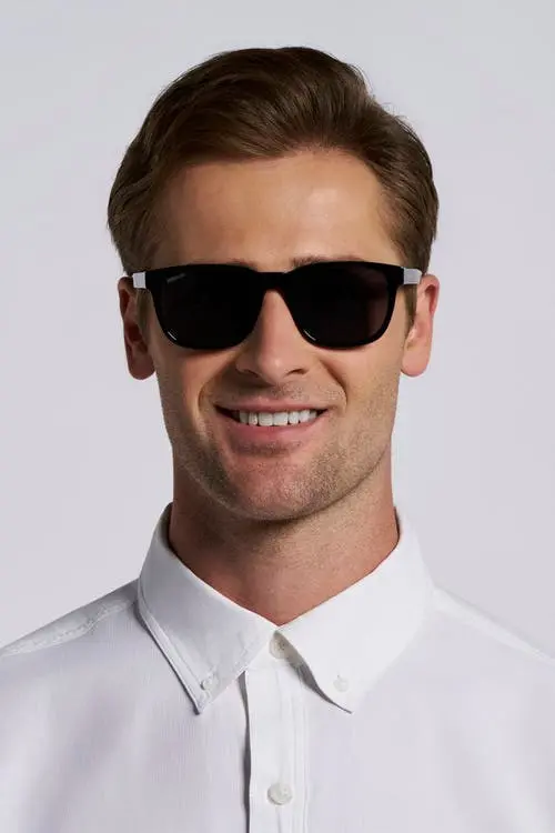 Coolibar Solaira Polarized Sunglasses With Full Rim Rectangular Frame