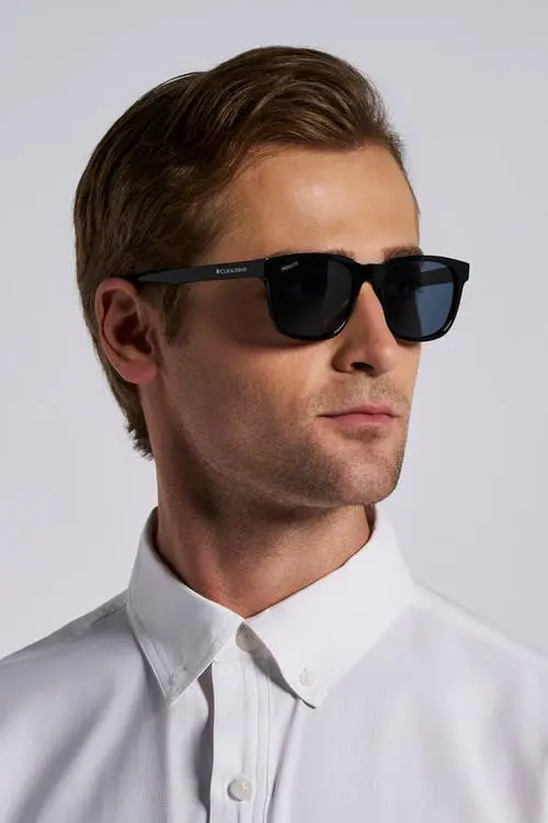 Coolibar Solaira Polarized Sunglasses With Full Rim Rectangular Frame
